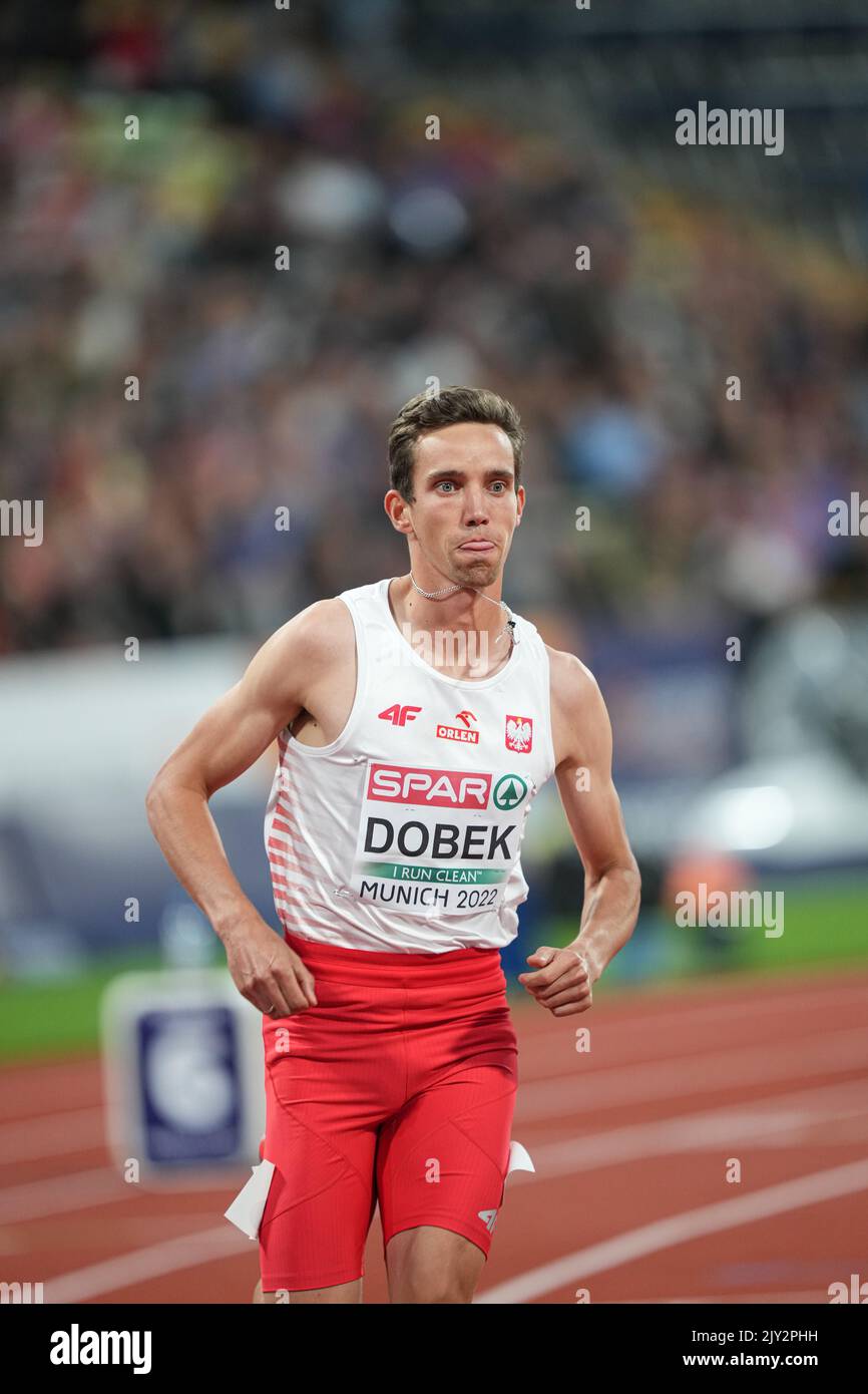 Patryk DOBEK participating in the 800 meters of the European Athletics ...