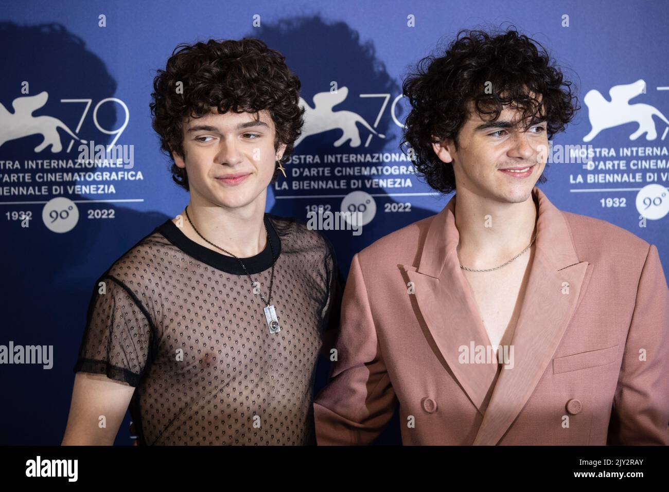 Noah Jupe and Jack Dylan Grazer attend the photocall for "Dreamin' Wild ...