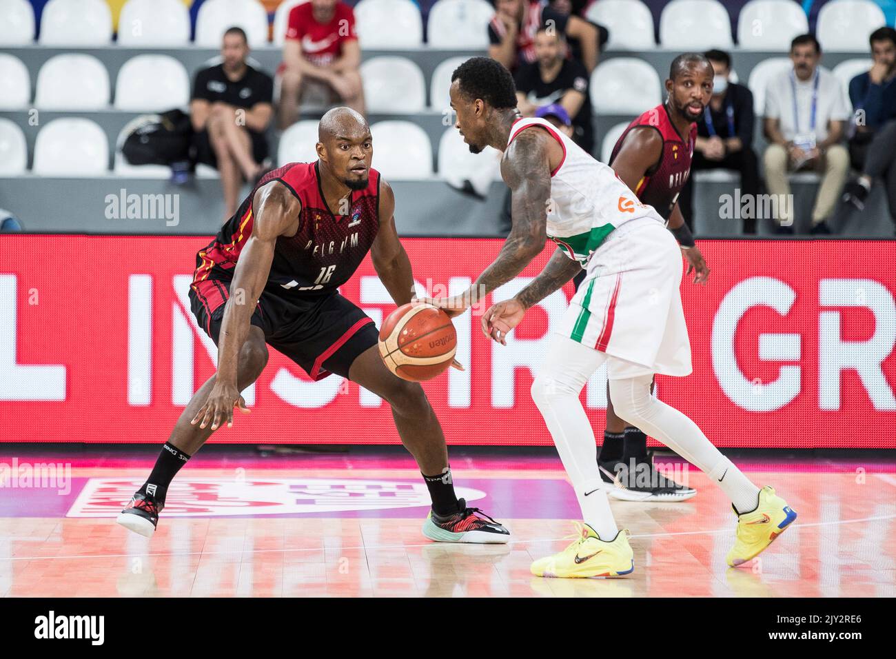 Kevin Tumba of Belgium pictured during a basketball match between ...