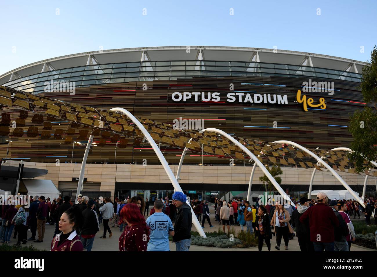 Supporters arrive ahead of Game 2 of the 2019 State of Origin series ...