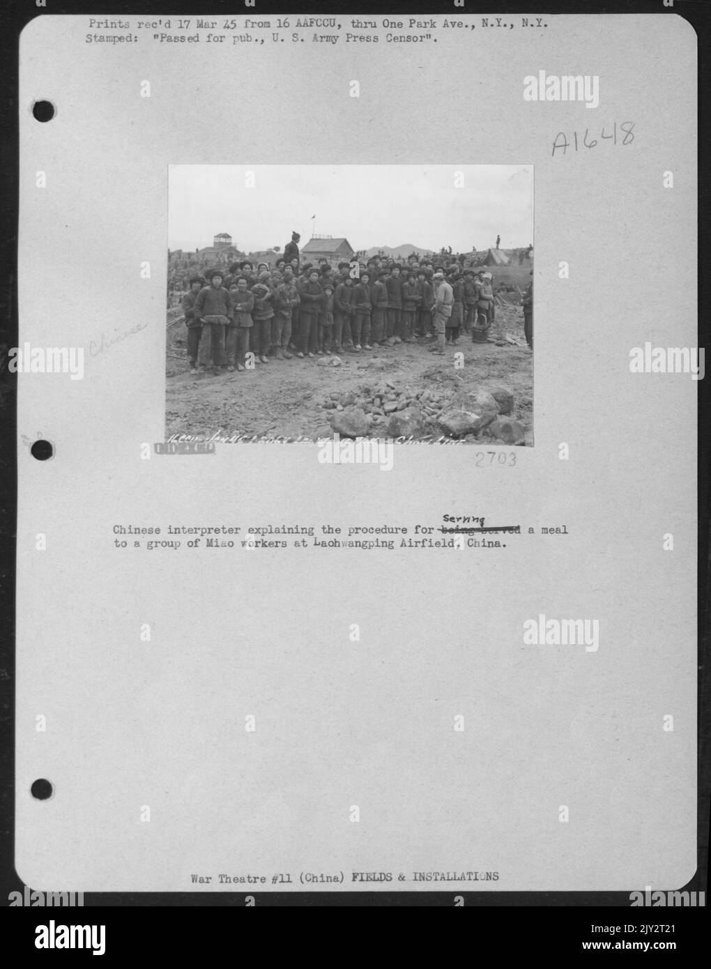 Chinese Interpreter Explaining The Procedure For Serving A Meal To A ...