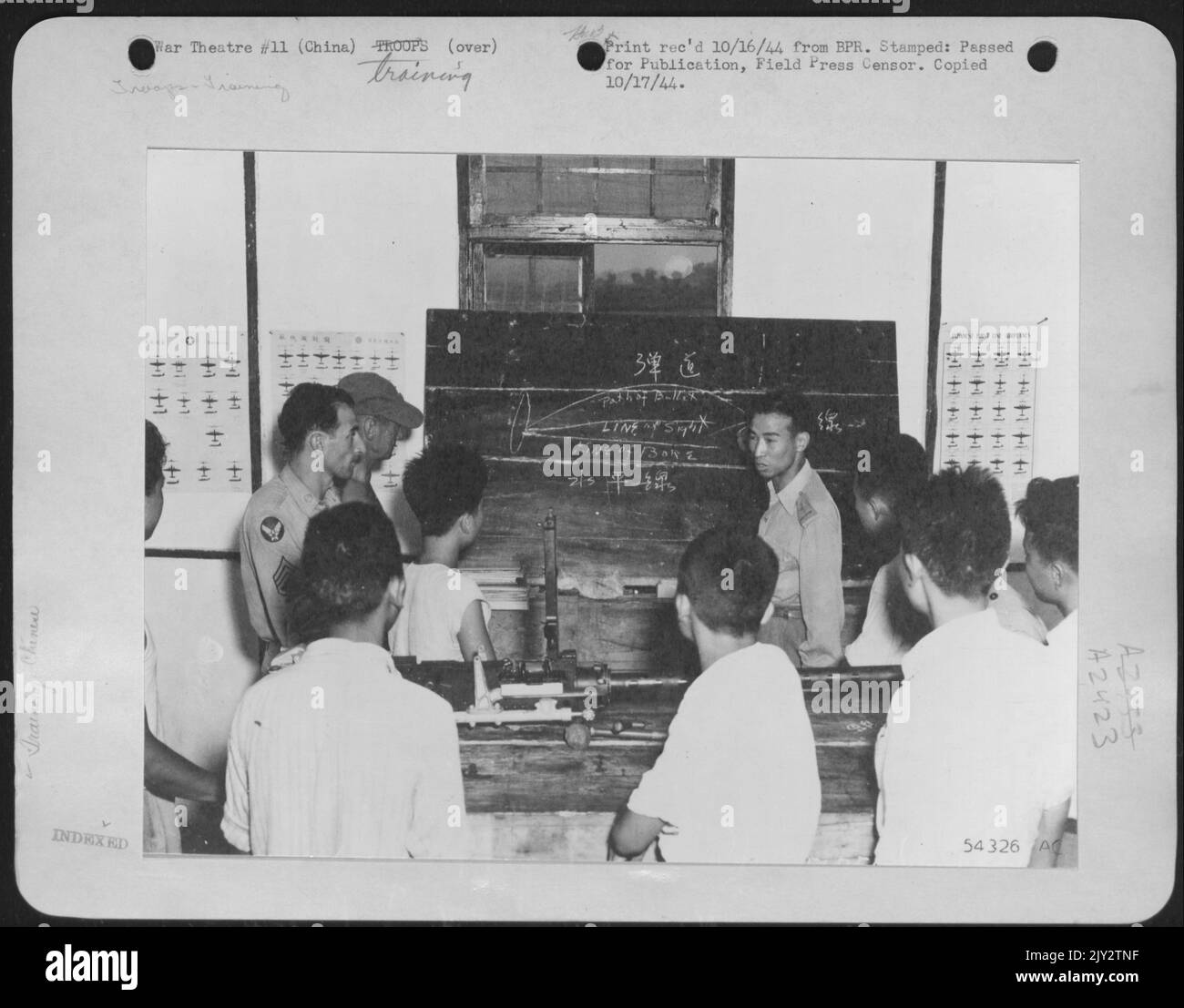 Aerial gunnery class Black and White Stock Photos & Images - Alamy