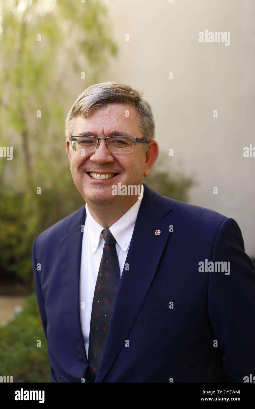 Newly elected QLD LNP Senator Paul Scarr poses for a photo at ...