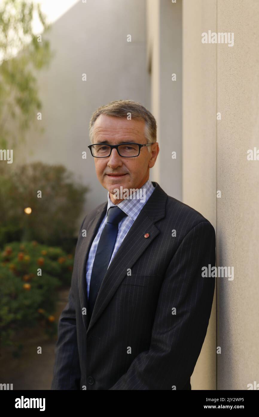 Newly elected LNP Senator from Queensland Gerard Rennick poses for a ...
