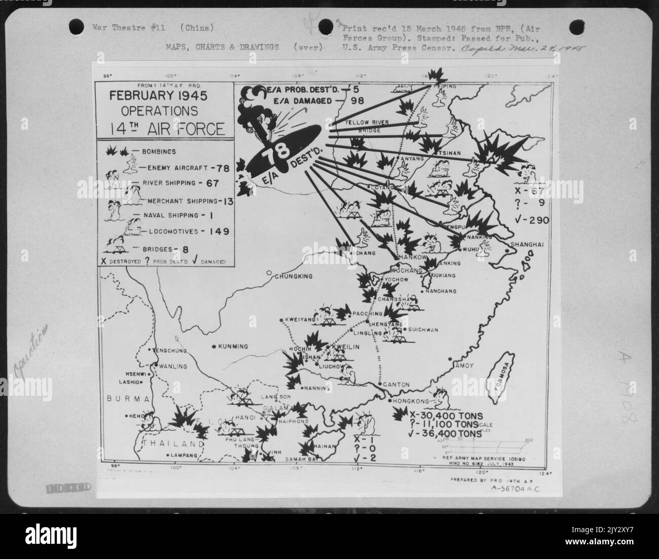 1945 operations hi-res stock photography and images - Alamy