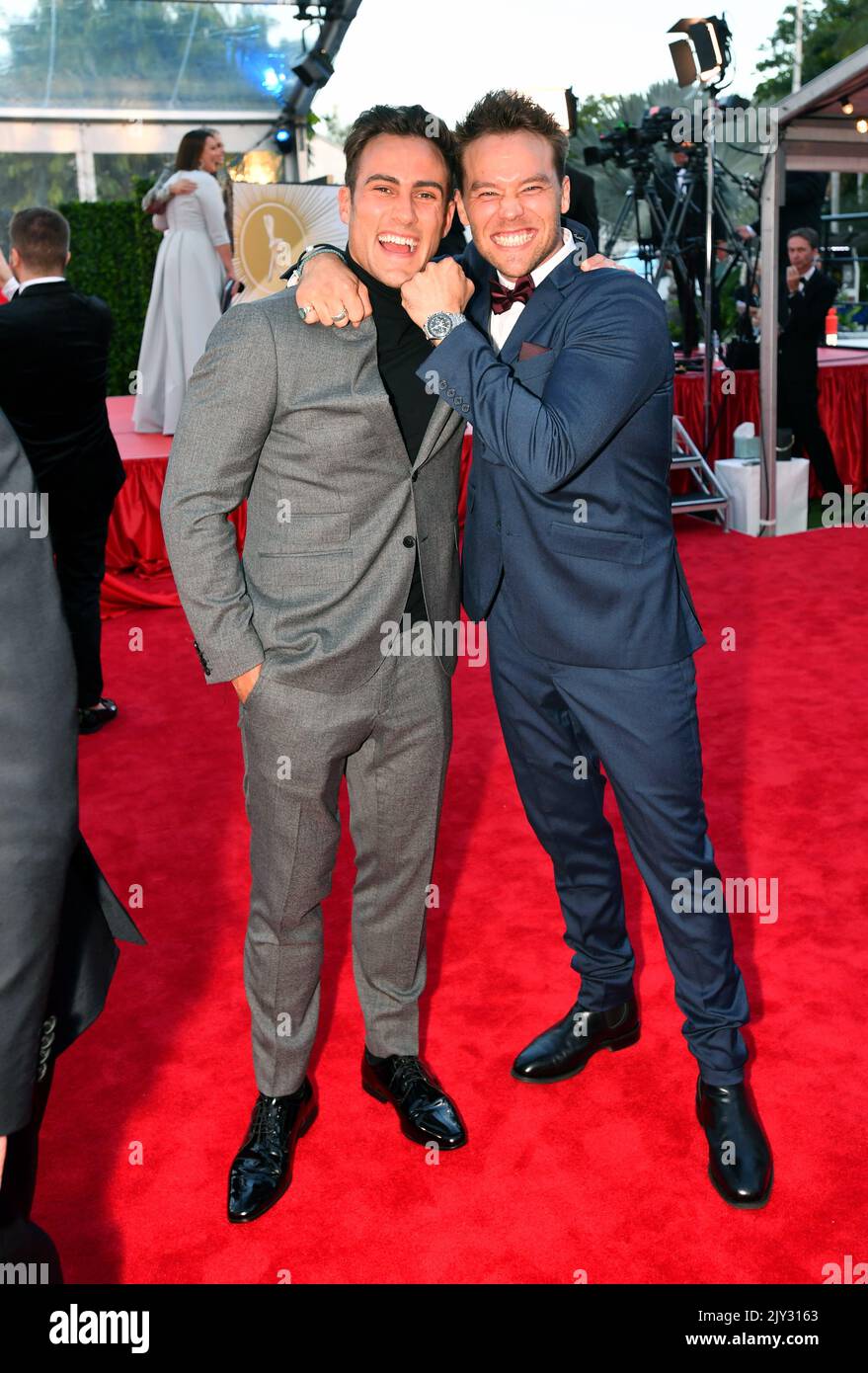 Actor's Matt Wilson (left) and Lincoln Lewis (right) are seen on the ...