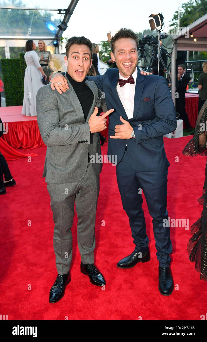 Actor's Matt Wilson (left) and Lincoln Lewis (right) are seen on the ...