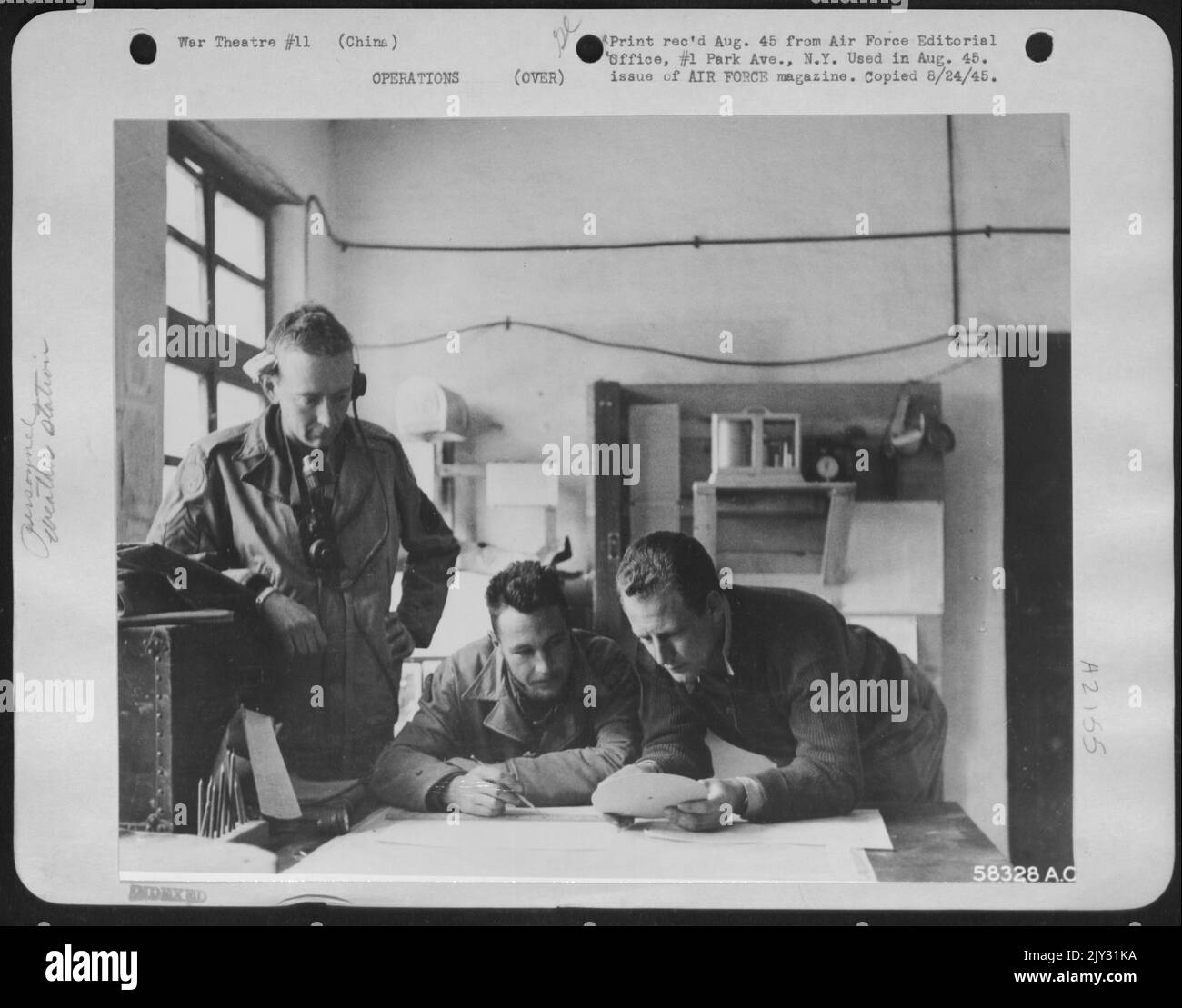 Predicting The Weather For The Next Day's Operations Is Job Of S/Sgt ...