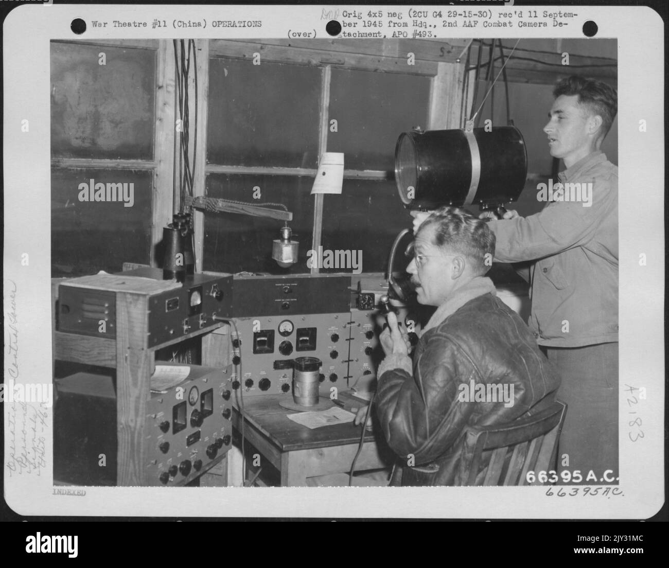 Control Tower Operators, At An Advanced Boeing B-29 Base In China Used ...
