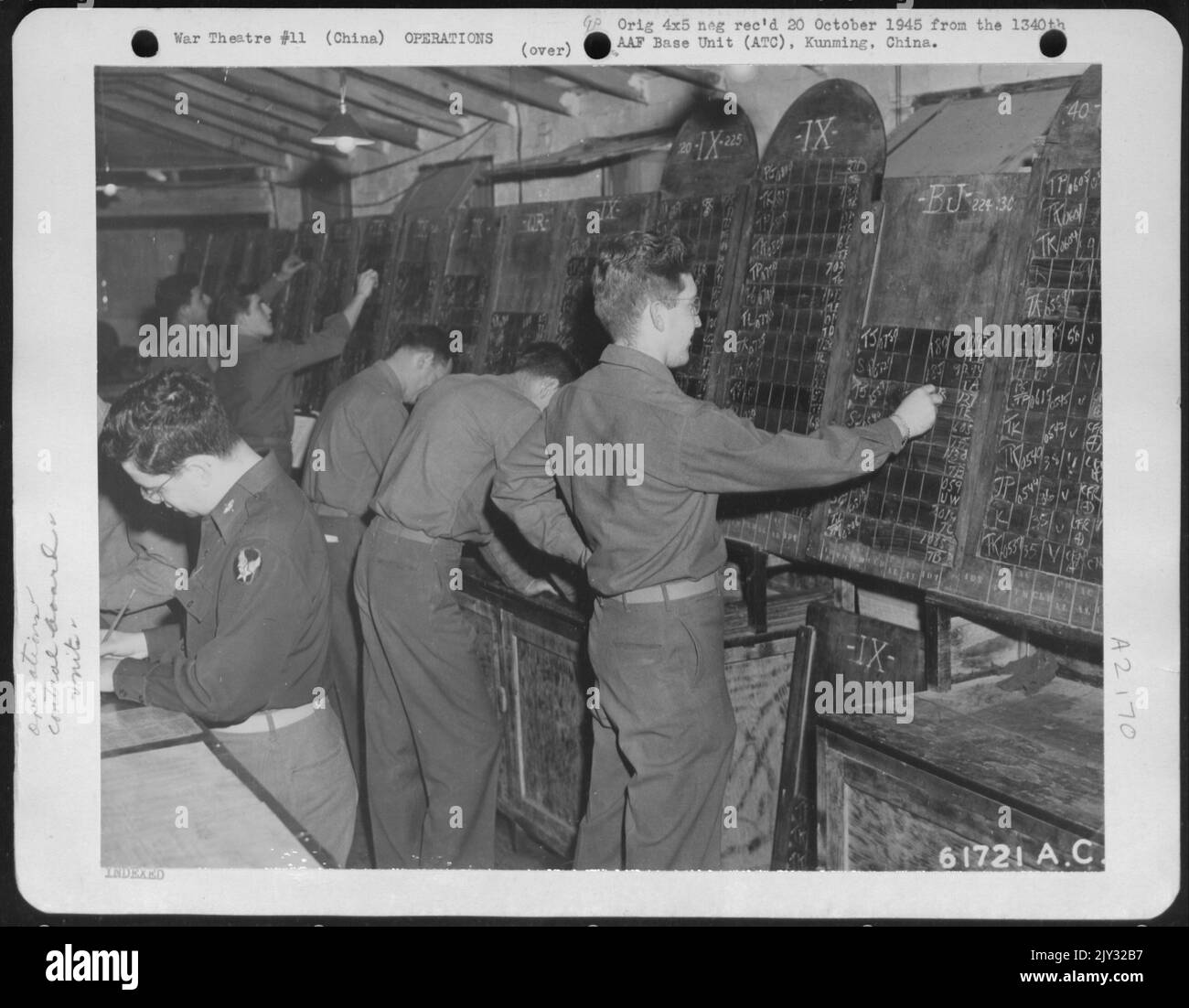 Atc Personnel Of Air Traffic Control Check Planes In And Out At 1340Th ...