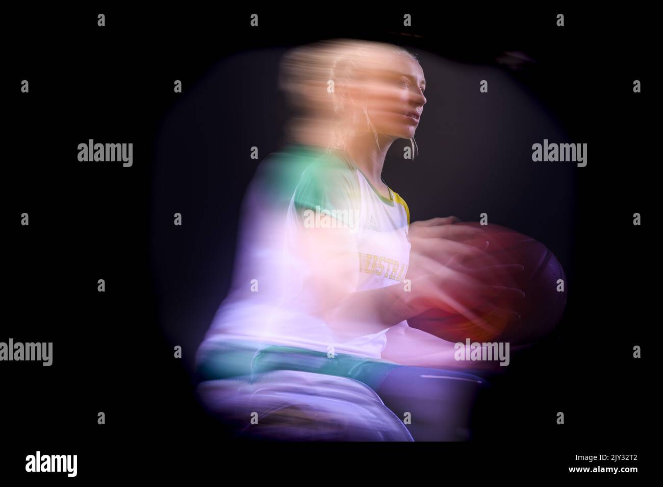 Australian Wheelchair basketballer Amber Merritt poses for a portrait ...