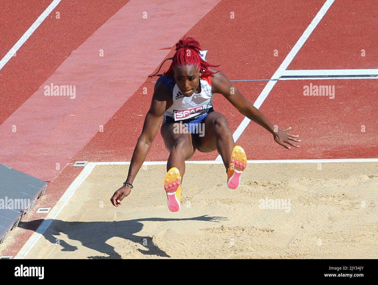 Yanis David of France Women's Long Jump during the European Athletics ...