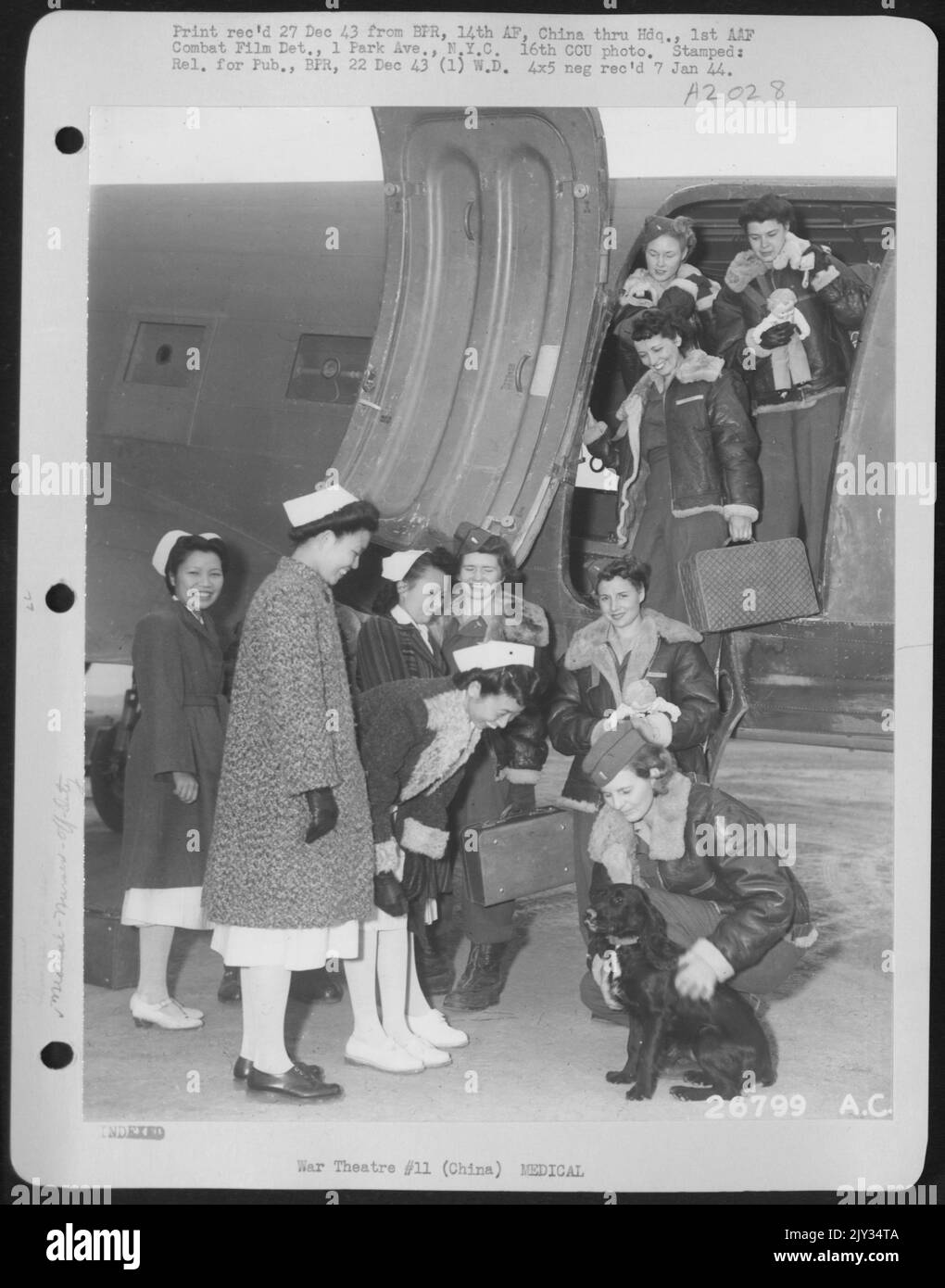 The "Flying Nurses" who will serve with Maj. General C.L. Chennault's ...