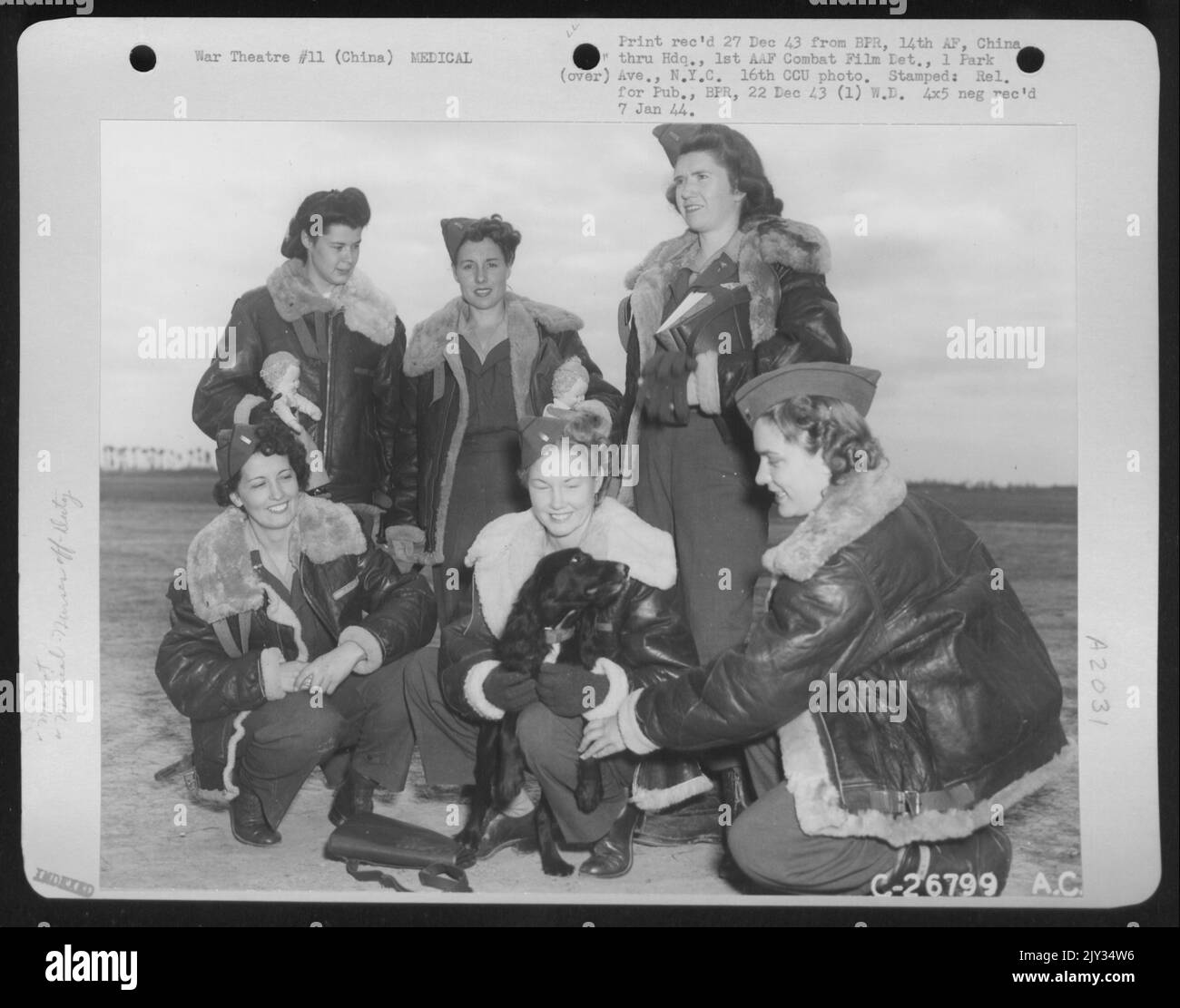 The "Flying Nurses" who will serve with Maj. General C.L. Chennault's ...