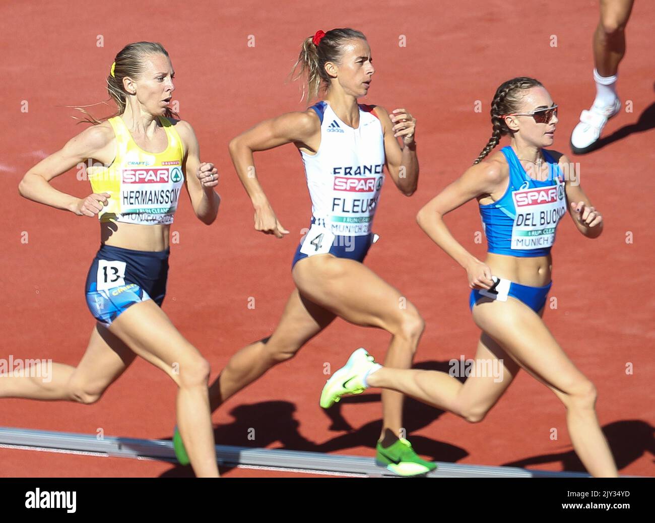 HERMANSSON Hanna of Sweden , FLEURY Aurore of France and DEL BUONO ...