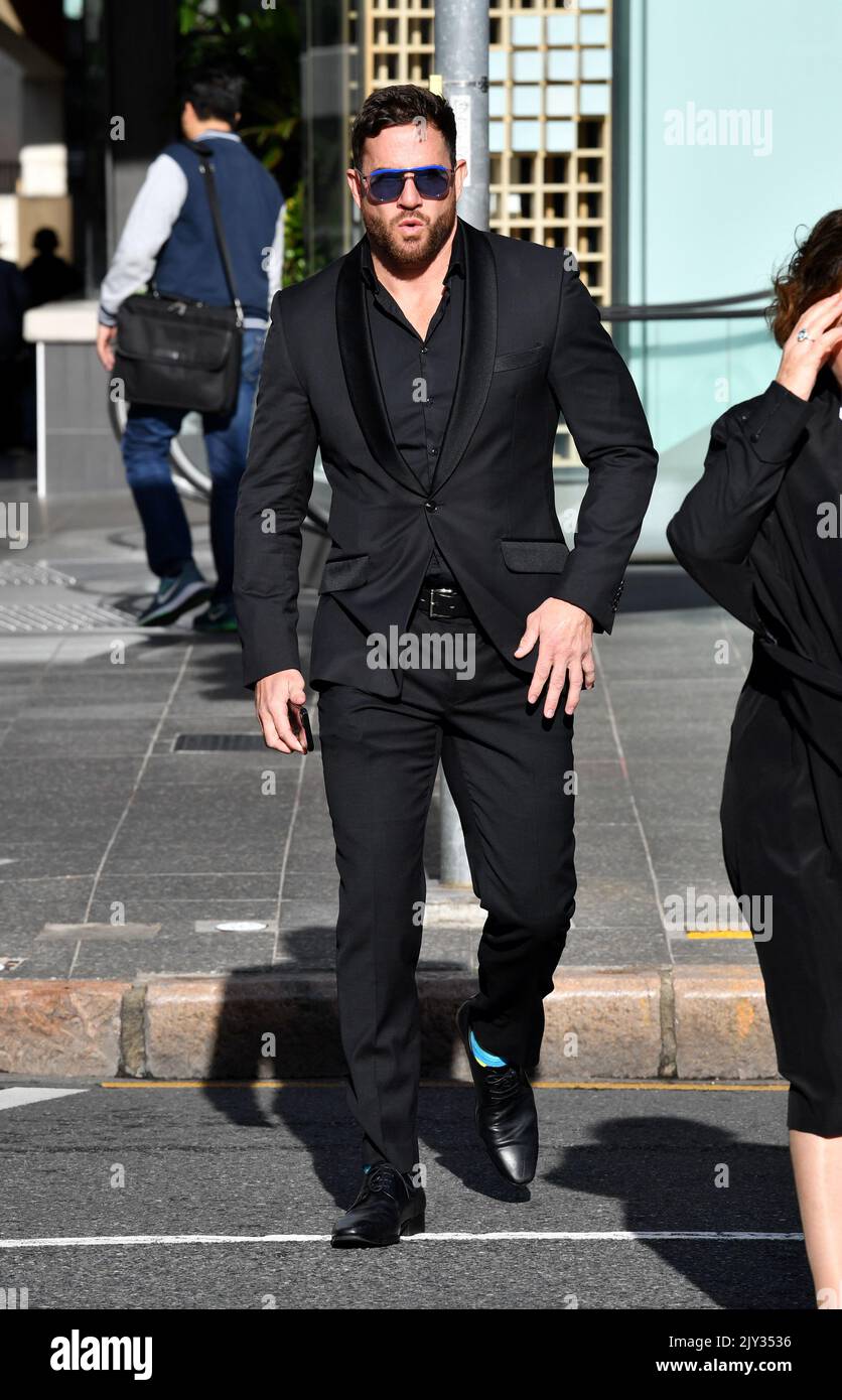 Married at First Sight star Daniel Philip Webb is seen arriving at the ...