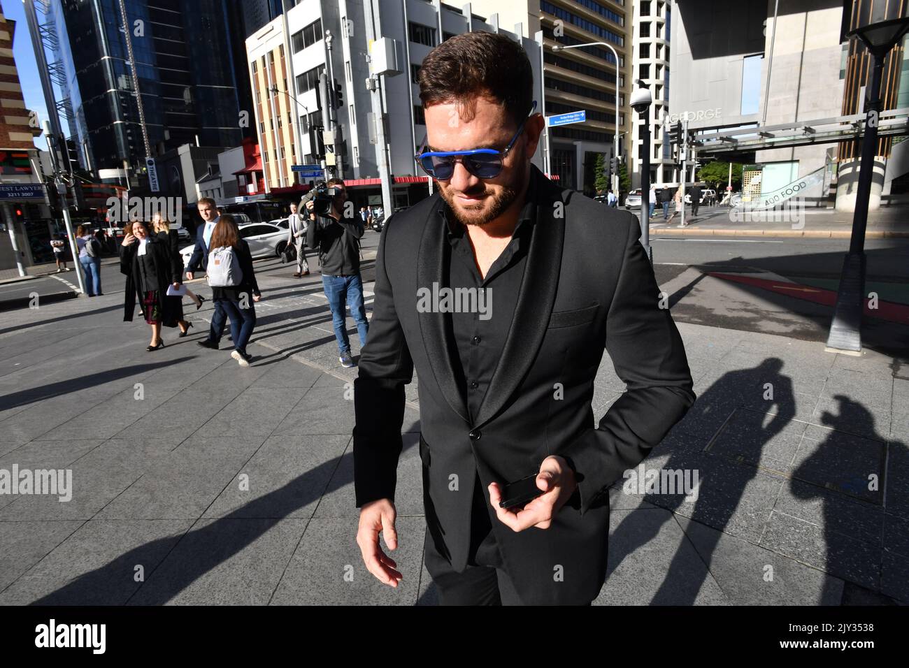 Married at First Sight star Daniel Philip Webb is seen arriving at the ...