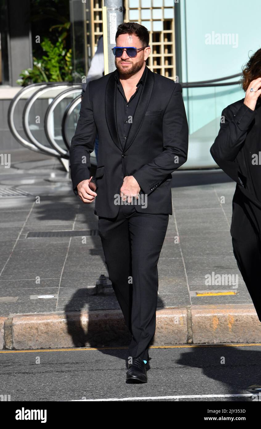 Married at First Sight star Daniel Philip Webb is seen arriving at the ...