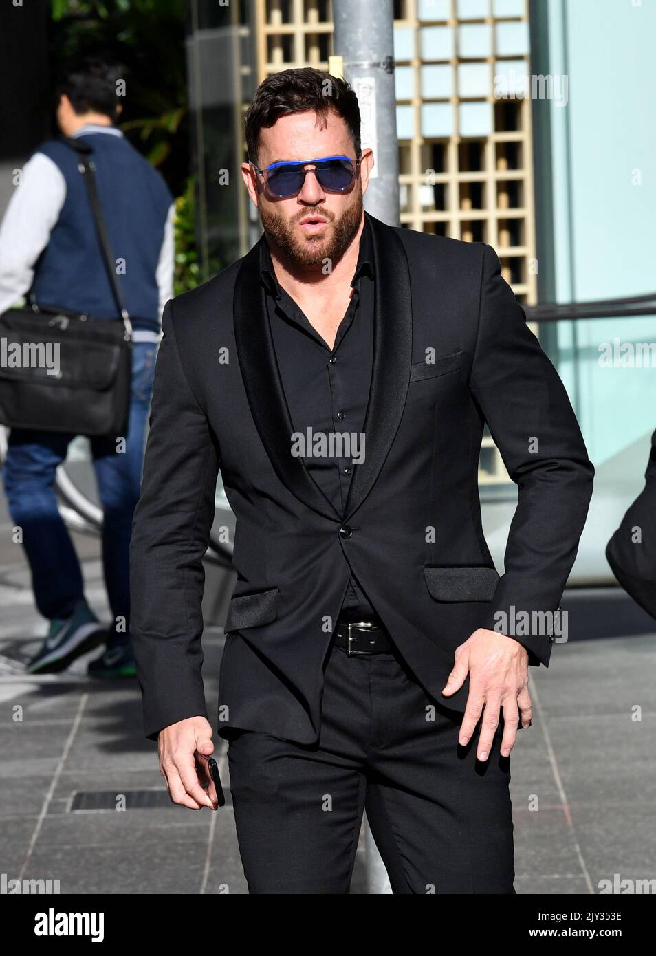 Married at First Sight star Daniel Philip Webb is seen arriving at the ...