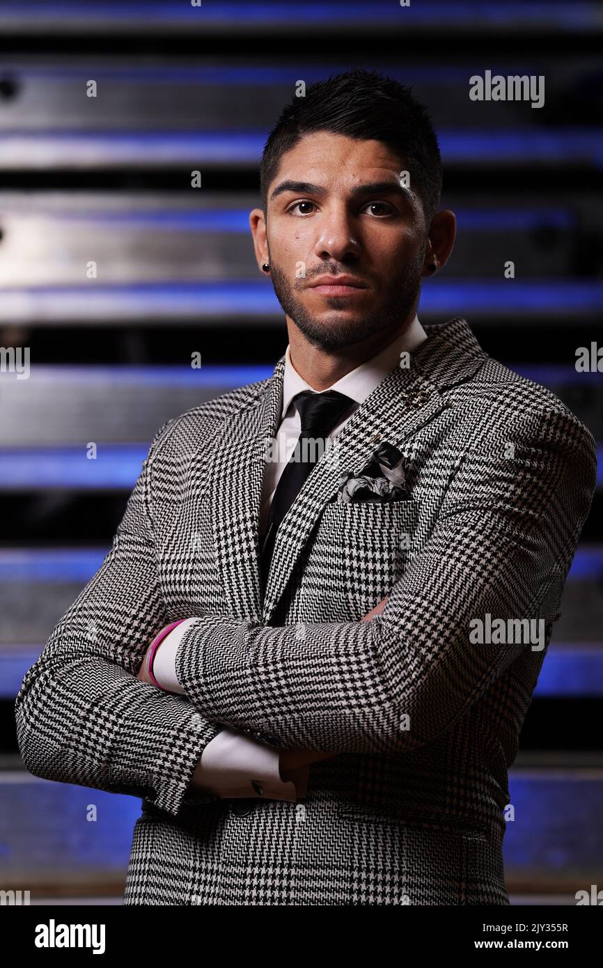 Victorian Michael Zerafa poses for a portrait during the fight launch ...