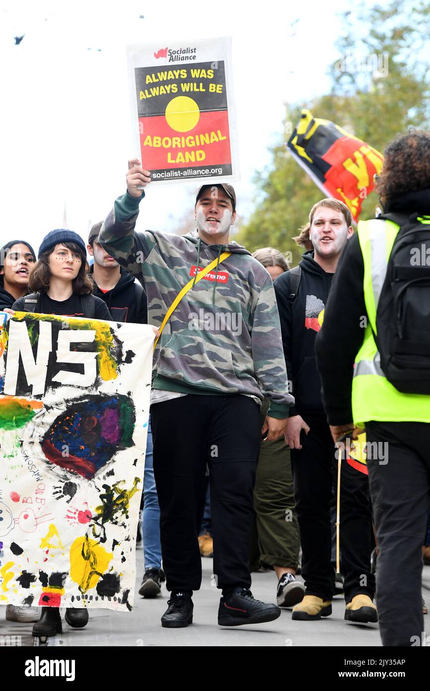 People participate in a NAIDOC (National Aboriginal and Islanders Day ...