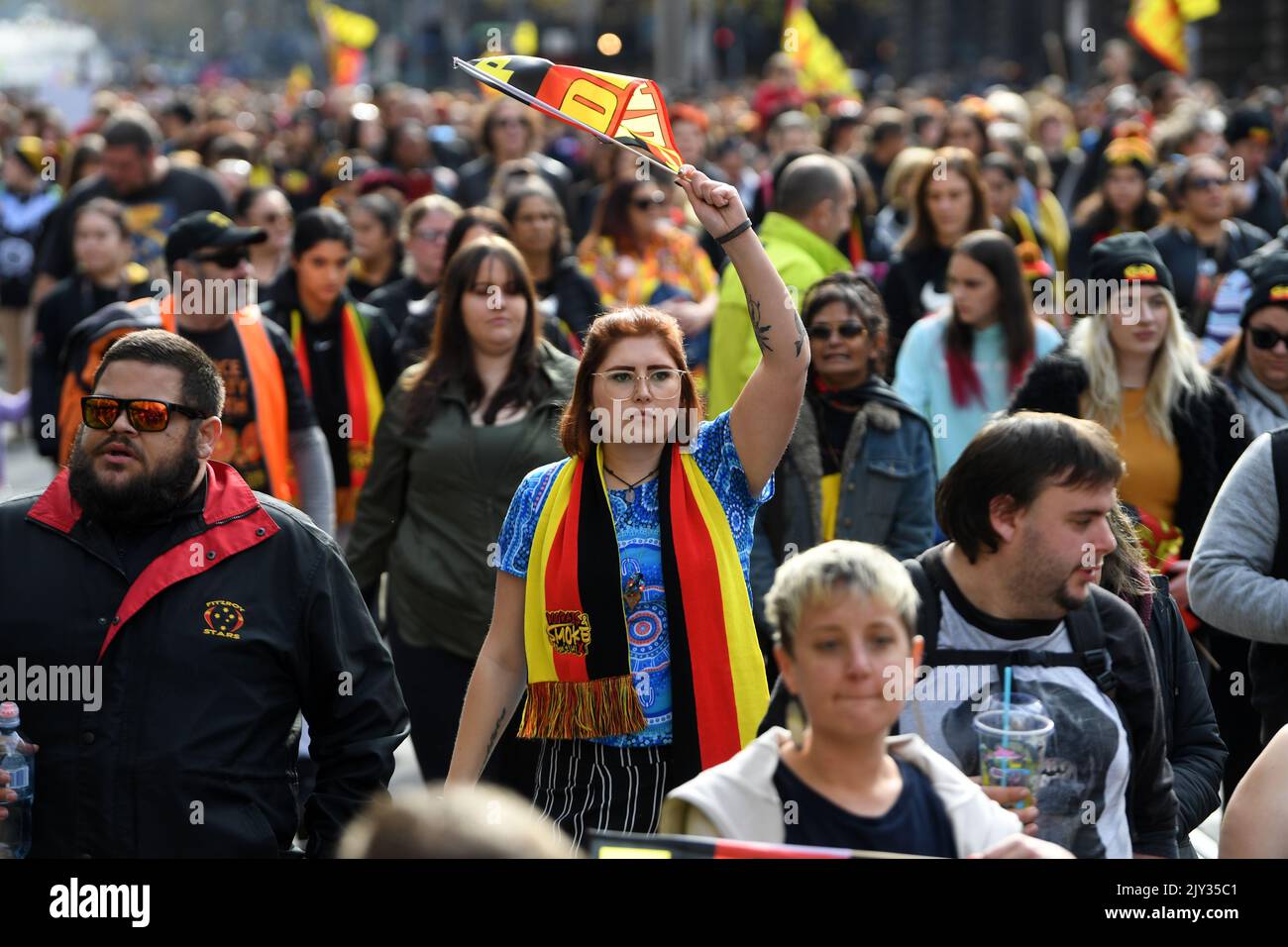 People participate in a NAIDOC (National Aboriginal and Islanders Day ...
