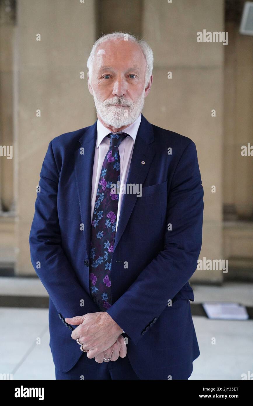 Professor Patrick McGorry poses for a portrait after giving evidence at ...