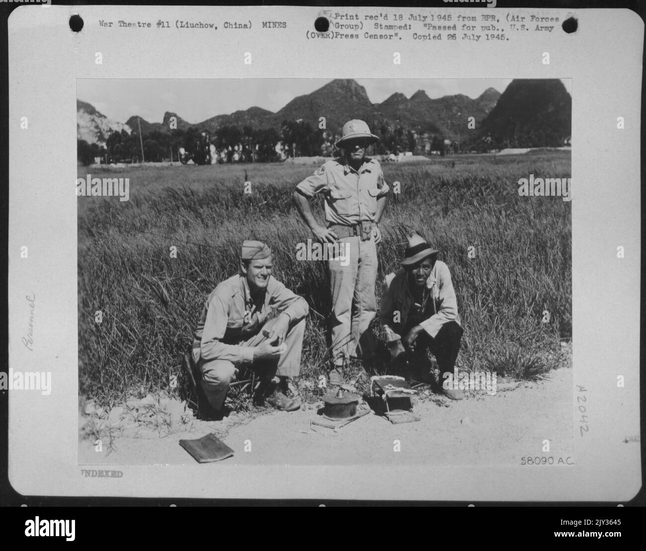 Lt. Colonel Wright Hiatt, Winchester, Indiana, And Capt. Berwyn Fry ...