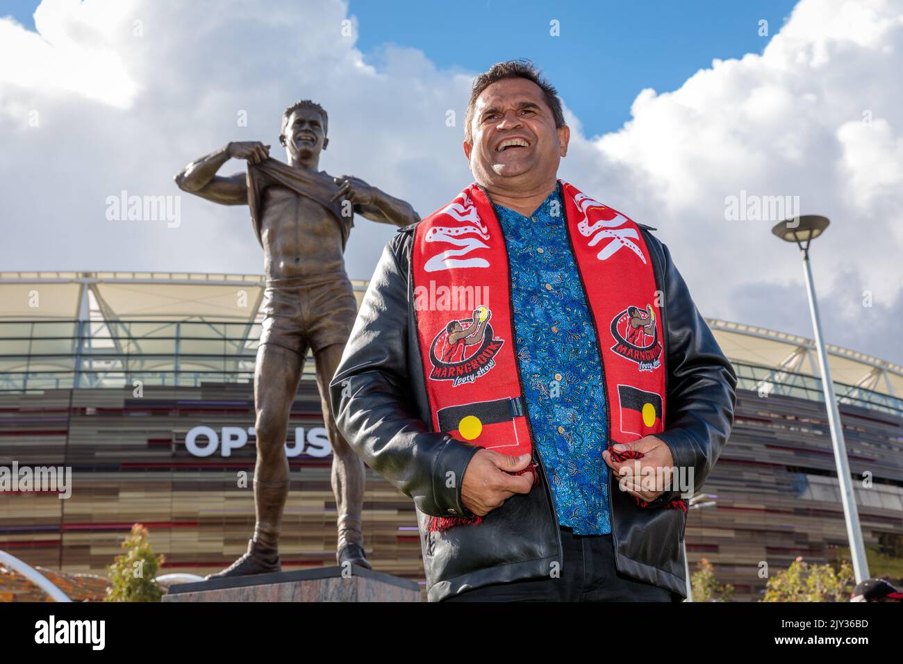 Former St Kilda Saints player and Western Australian-born Noongar man ...