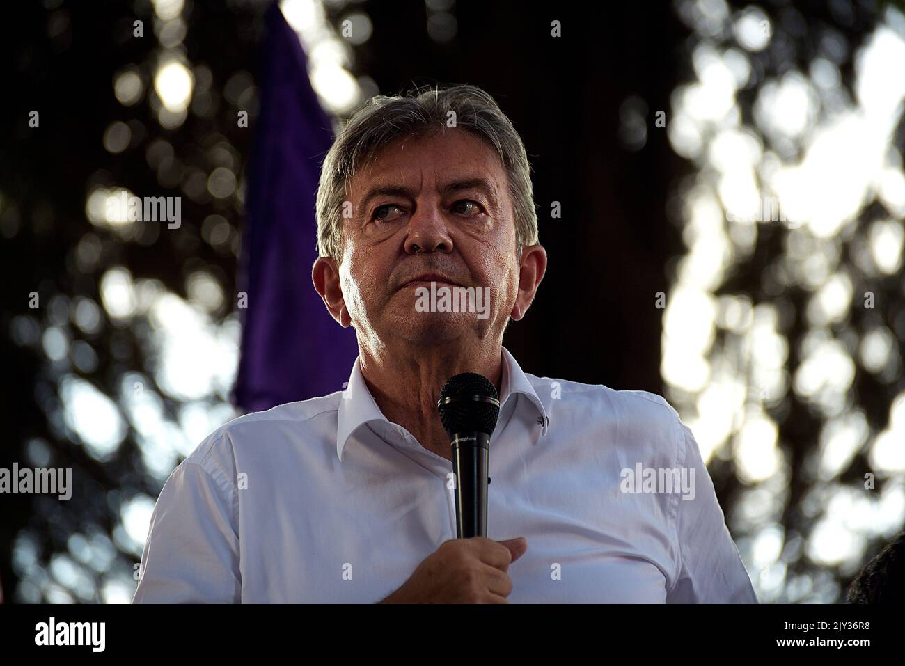 Rome, Italy. 07th Sep, 2022. Jean-Luc Mélenchon, leader of La France ...