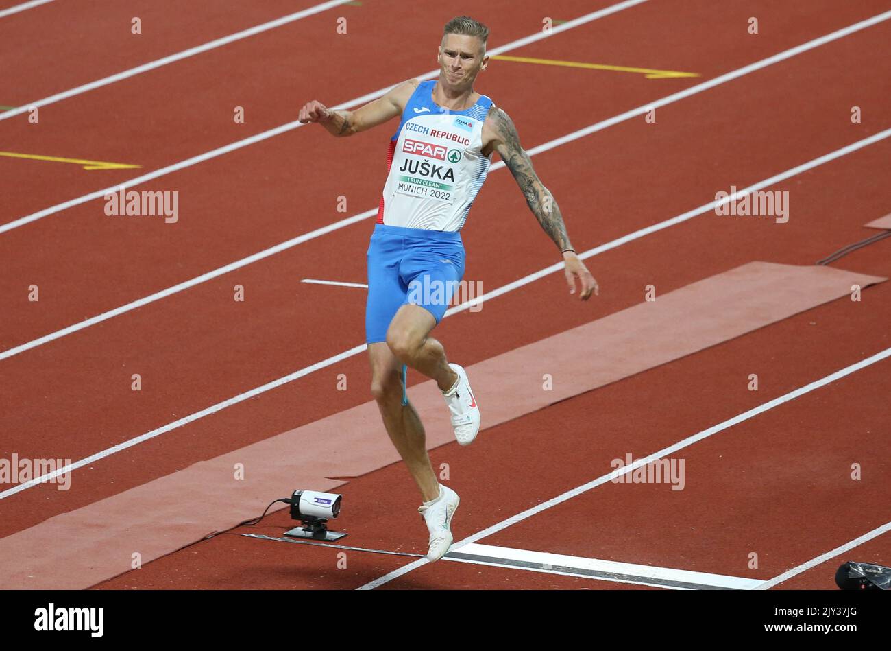 JUŠKA Radek of CZE Men's Long Jump Finale during the European Athletics ...