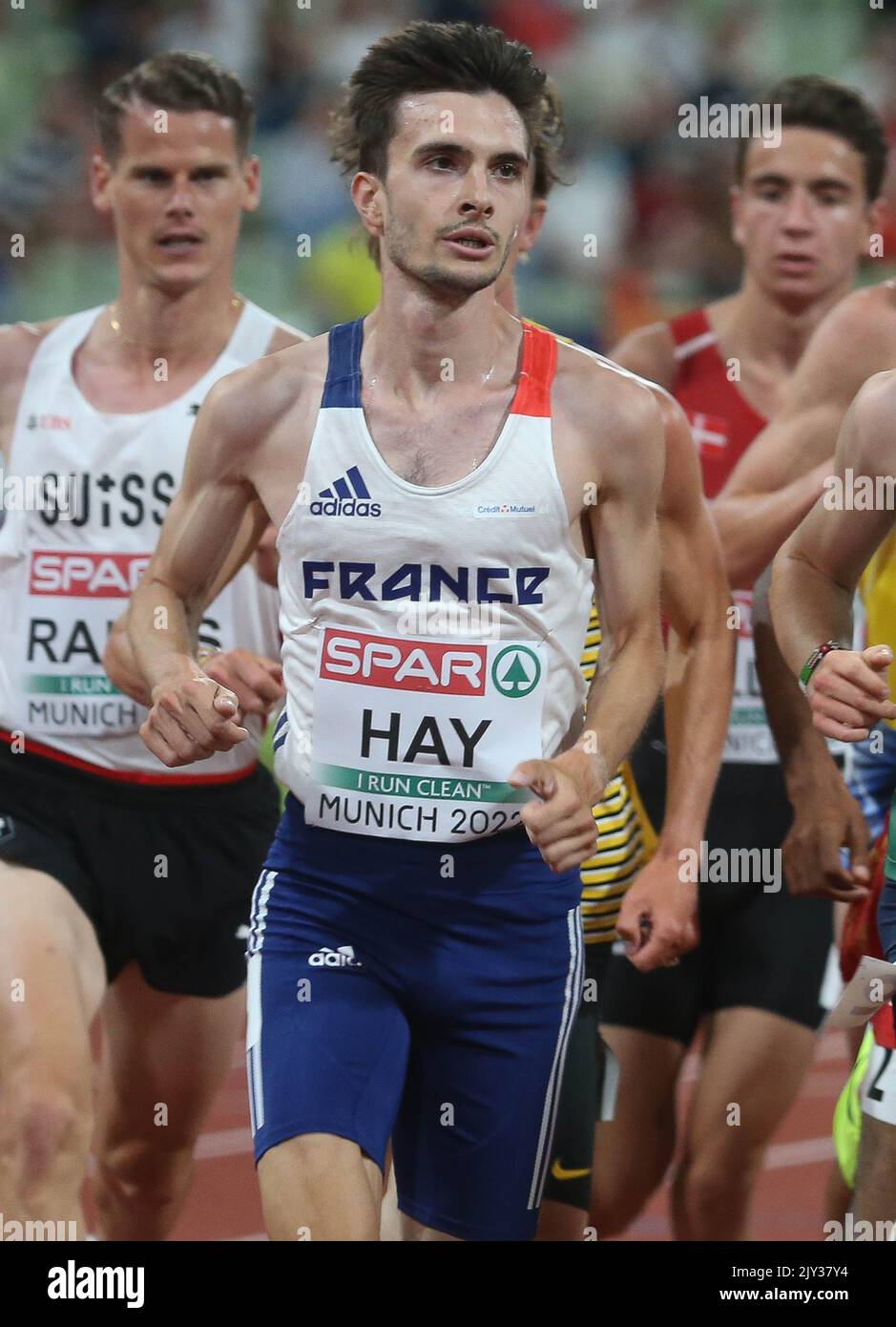 HAY Hugo of France Men's 5000m Finale during the European Athletics ...