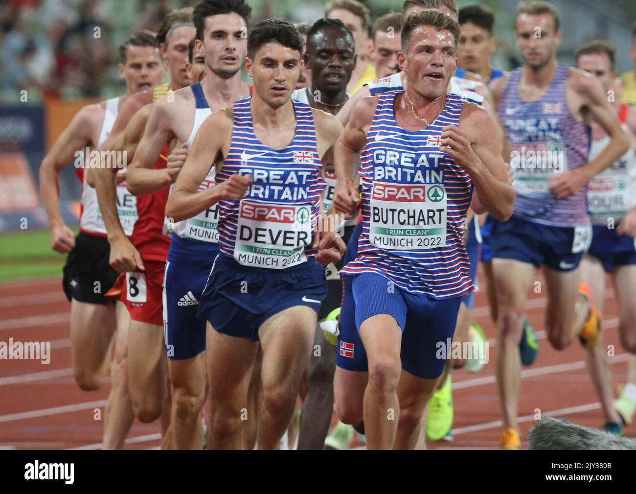 DEVER Patrick and BUTCHART Andrew of Great Britain Men's 5000m Finale ...