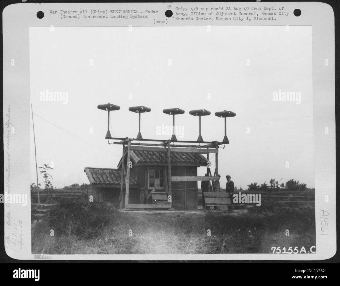 Scs 51 Localizer Glide Path System Radar Installation Of The 4th Army Airways Communications