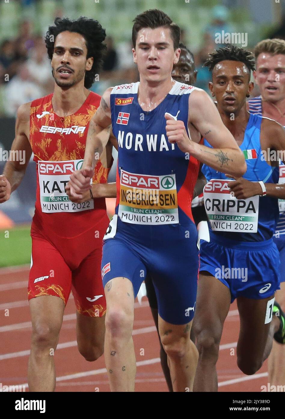 CRIPPA Yemaneberhan of Italy , INGEBRIGTSEN Jakob of Norway and KATIR ...