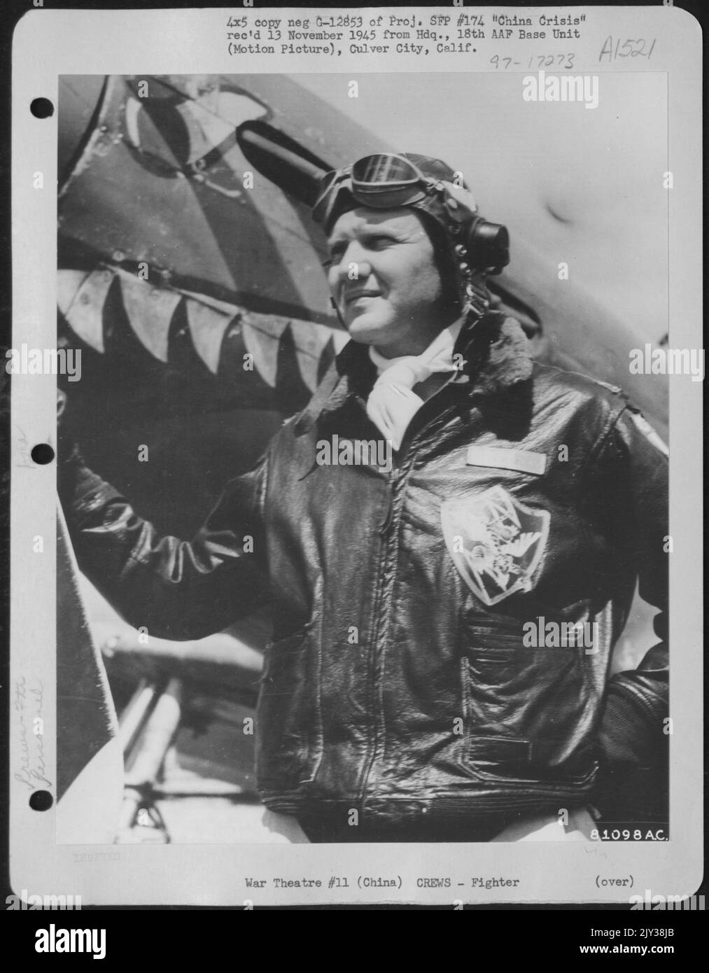 Colonel David 'Tex' Hill Of Hunt, Texas, Air Ace Of The 'Flying Tigers ...