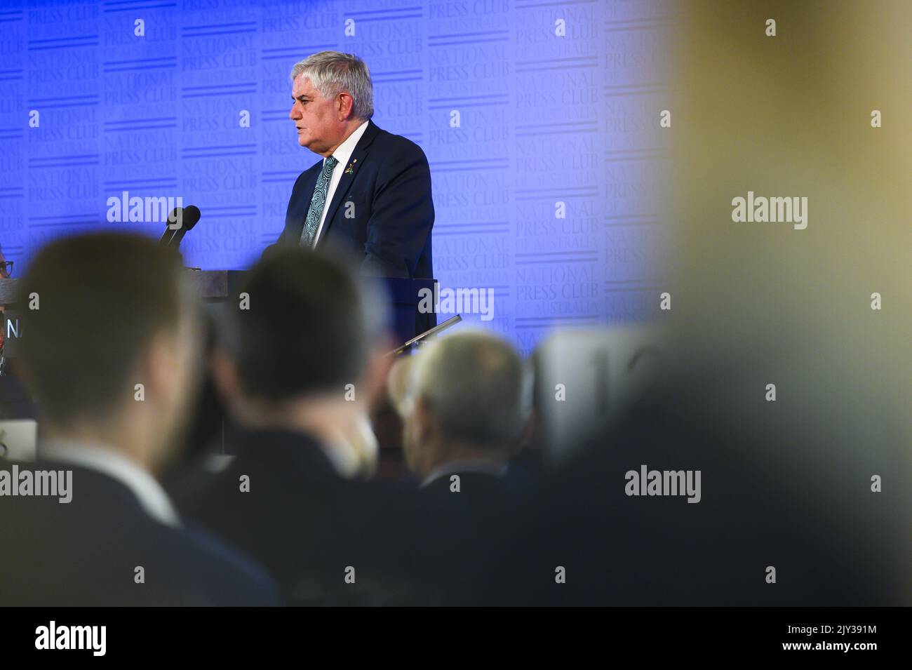 Minister for Indigenous Australians Ken Wyatt speaks at the National ...