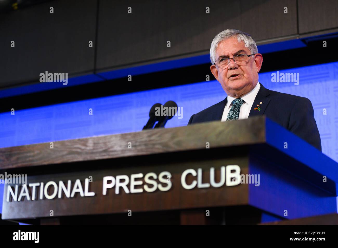 Minister for Indigenous Australians Ken Wyatt speaks at the National ...