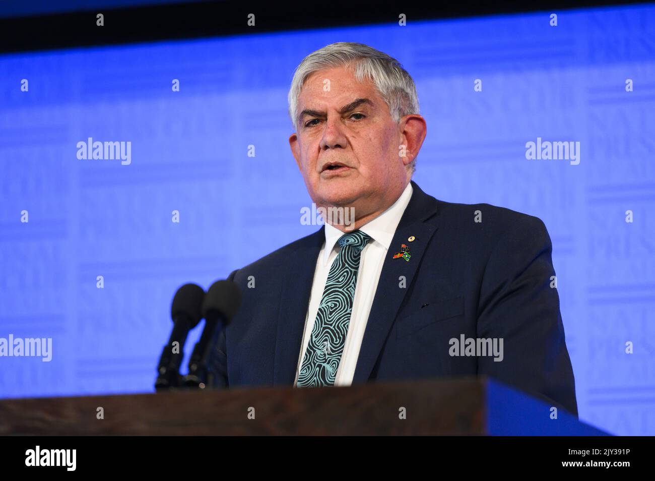 Minister for Indigenous Australians Ken Wyatt speaks at the National ...