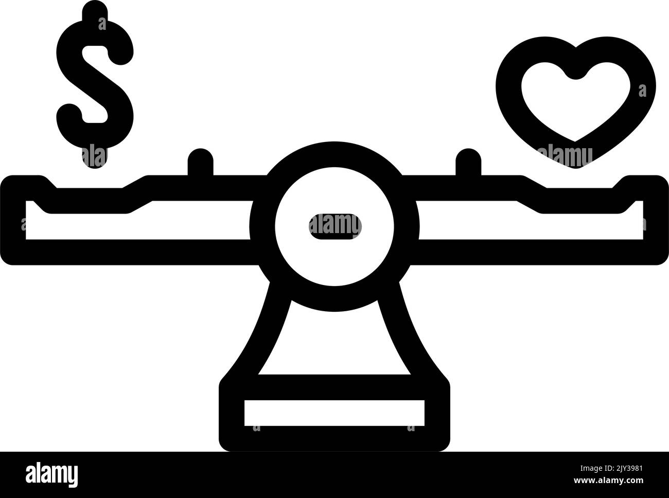 Moral Business Ethics Line Icon Vector Illustration Stock Vector Image And Art Alamy 