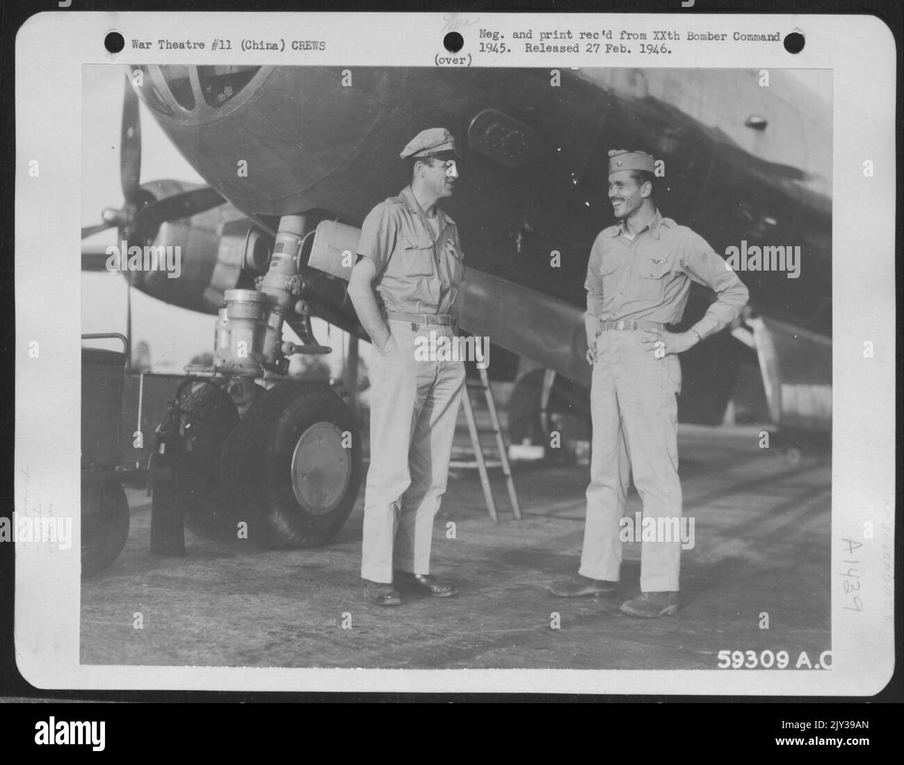 Colonel William H. Blanchard, C.O. Of The 20Th Bomber Command's 40Th ...