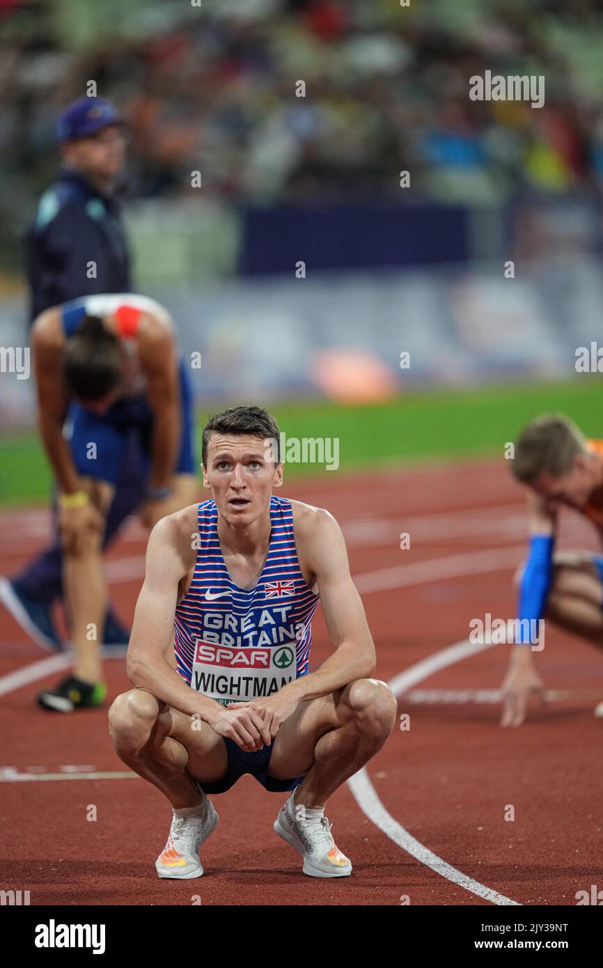 Jake Wightman participating in the 800 meters of the European Athletics ...