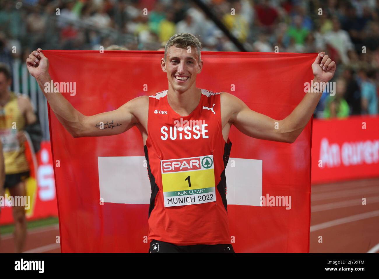 EHAMMER Simon of suisse Men's Decathlon 1500 m Finale during the ...