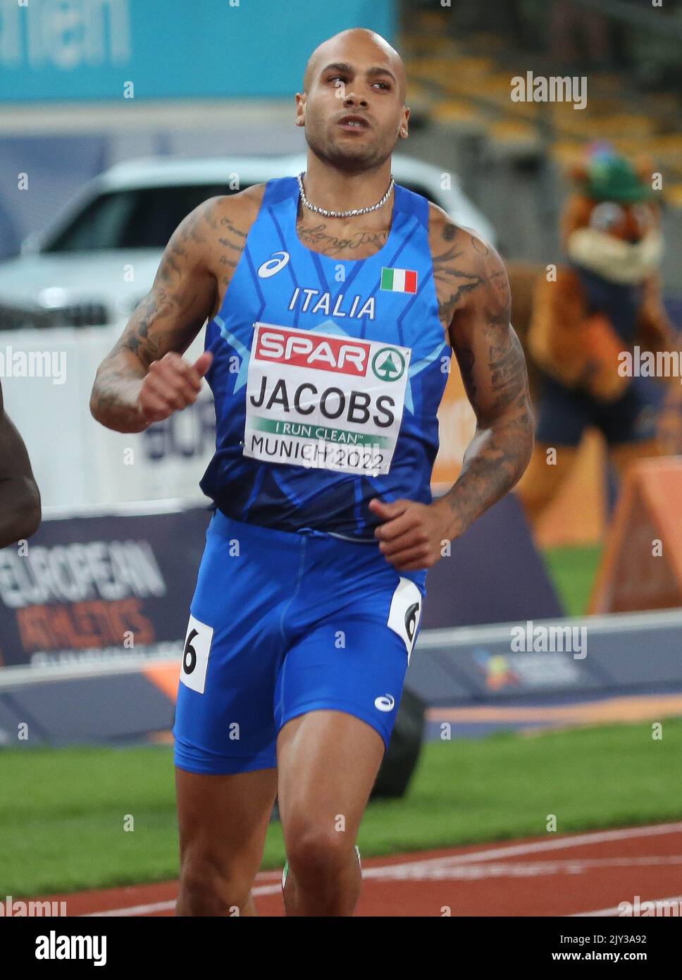 JACOBS Lamont Marcell of Italy Men's 100m Finale during the European ...