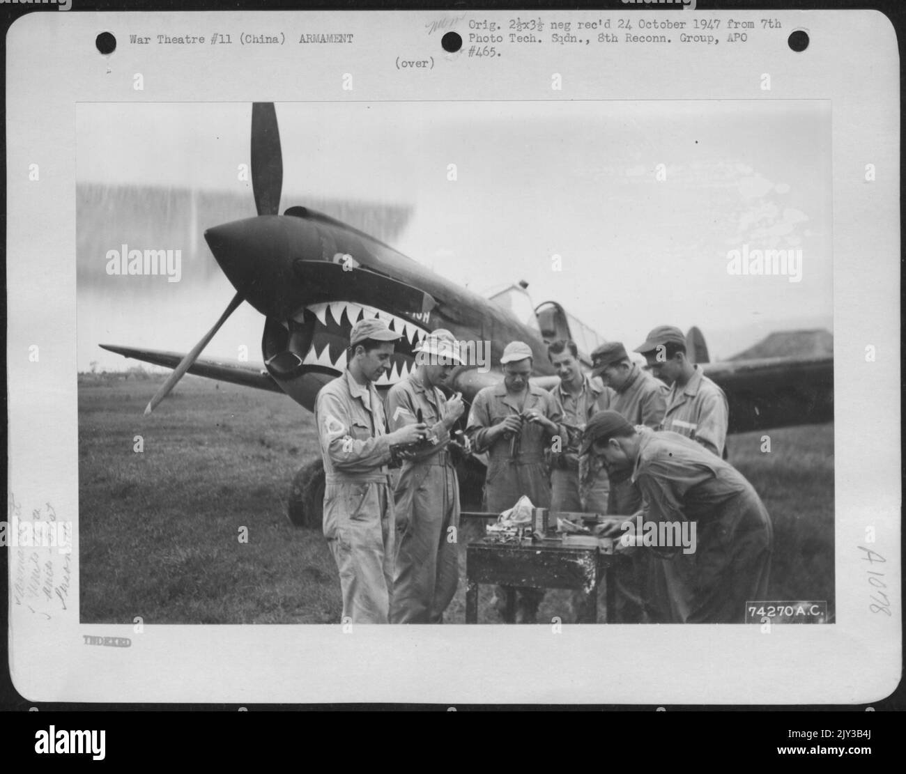 Armorers Of The 16Th Fighter Squadron, 51St Fighter Group, Assemble ...