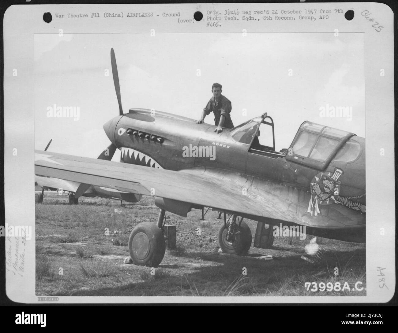 Crew Chief, J.R. Hill Of Cleveland, Ohio, Points To Score On Colonel ...