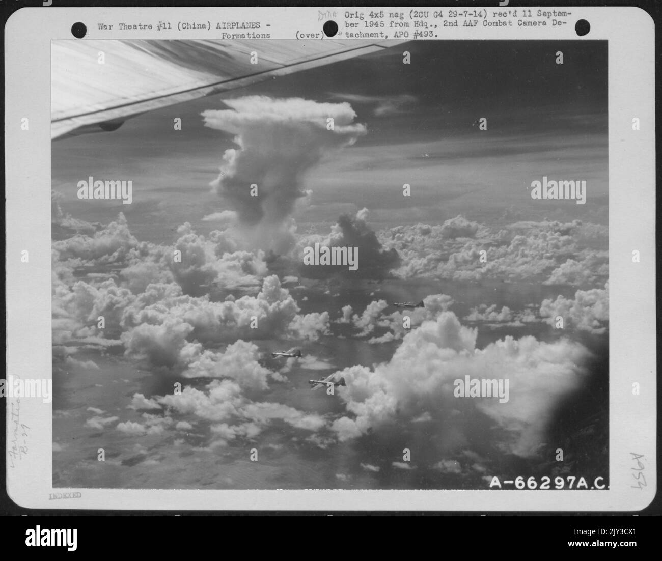 Formation Of Boeing B-29 "Superfortresses"' Of The Xx Bomber Command ...