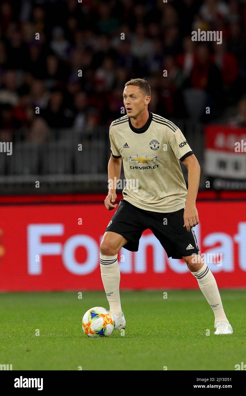 Nemanja Matic of Manchester United is seen during the Perth Glory and ...