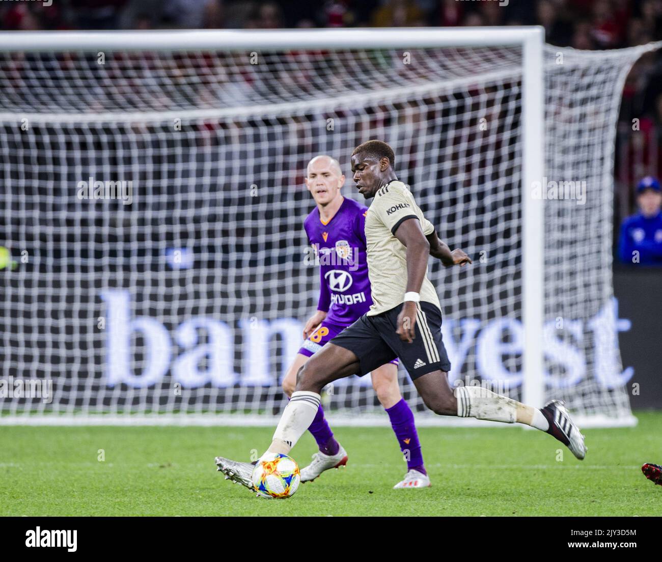 Paul Pogba of United during the Perth Glory and Manchester United ...