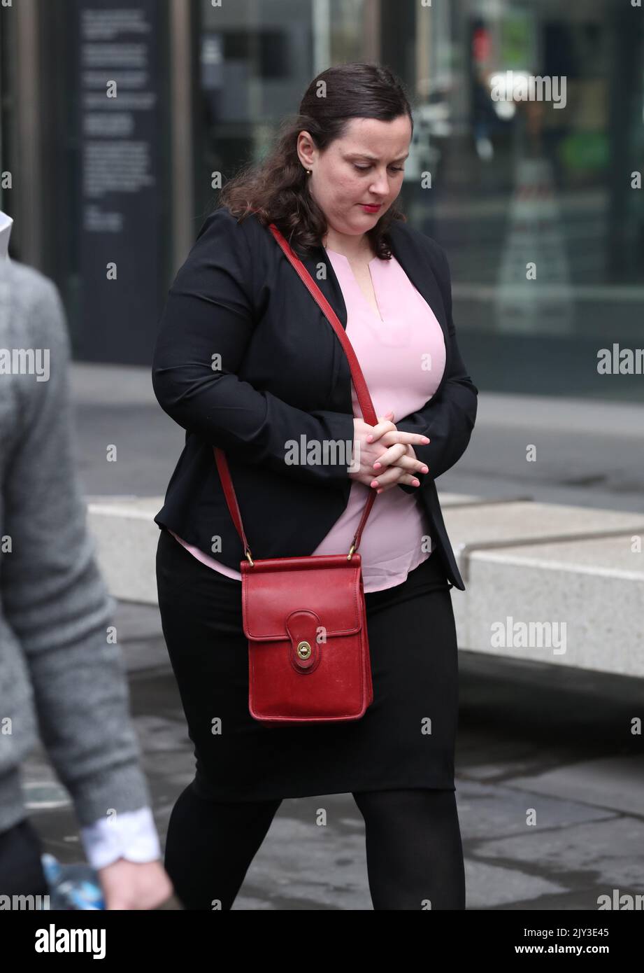 Jennifer Peterson leaves the Melbourne County Court in Melbourne ...